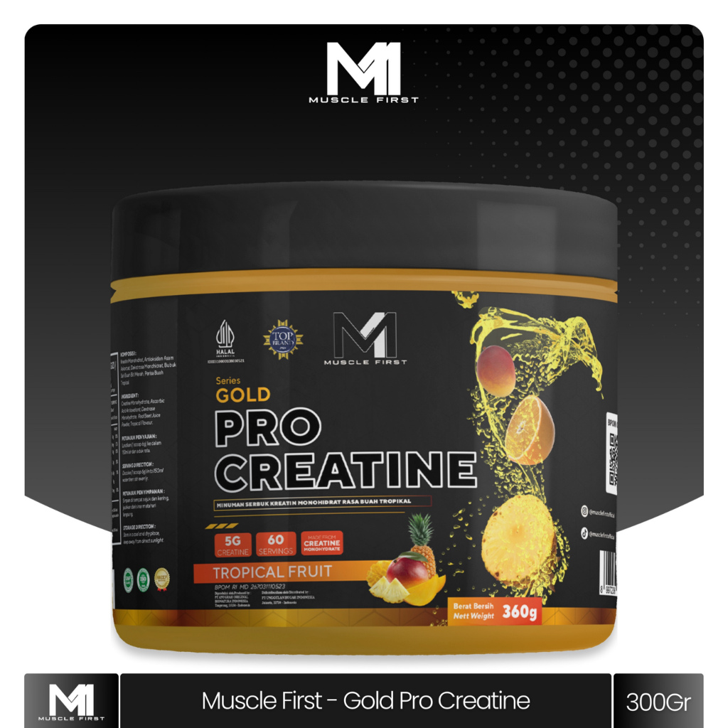 Jual Muscle First Pro Creatine 60 Serving 300 Gram Monohydrate M1 ...