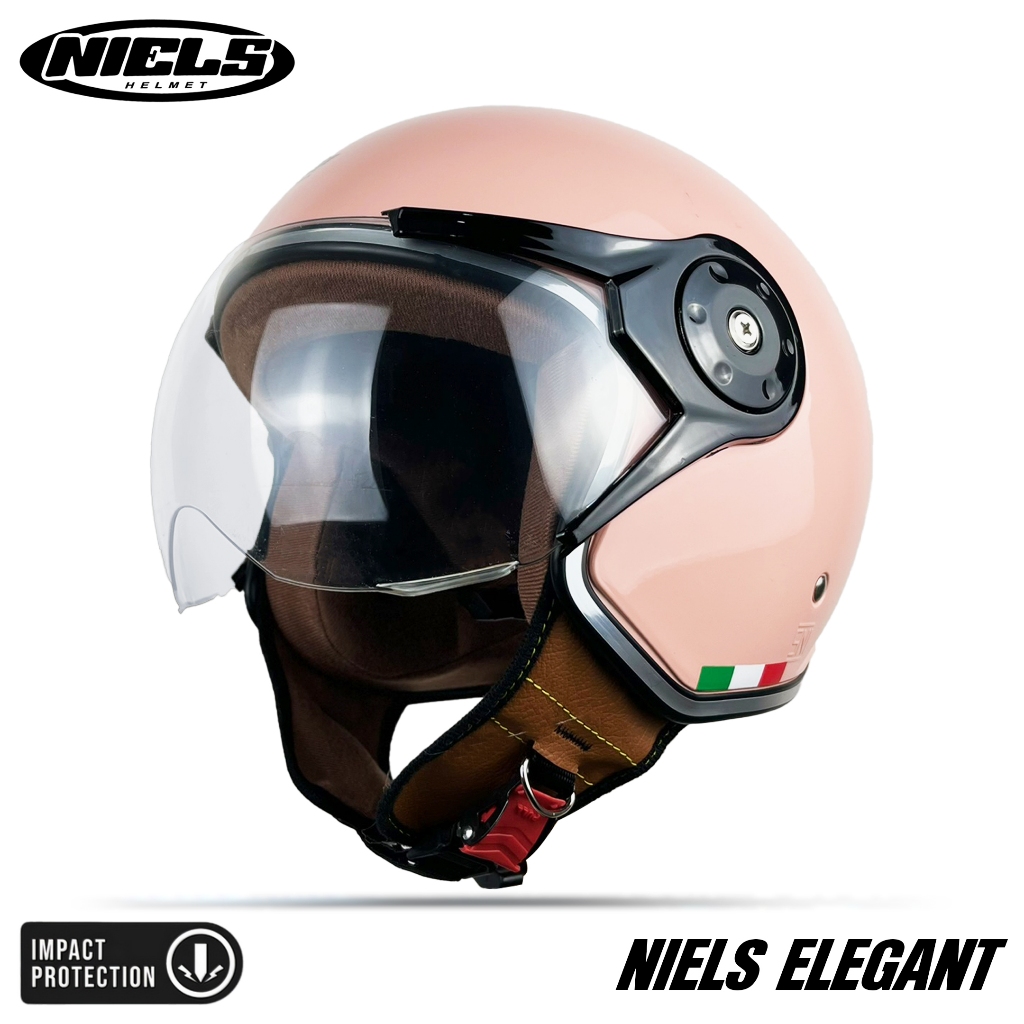 Jual Helm Pilot Retro | NIELS ELEGANT KACA PILOT | Helm Premium Untuk ...