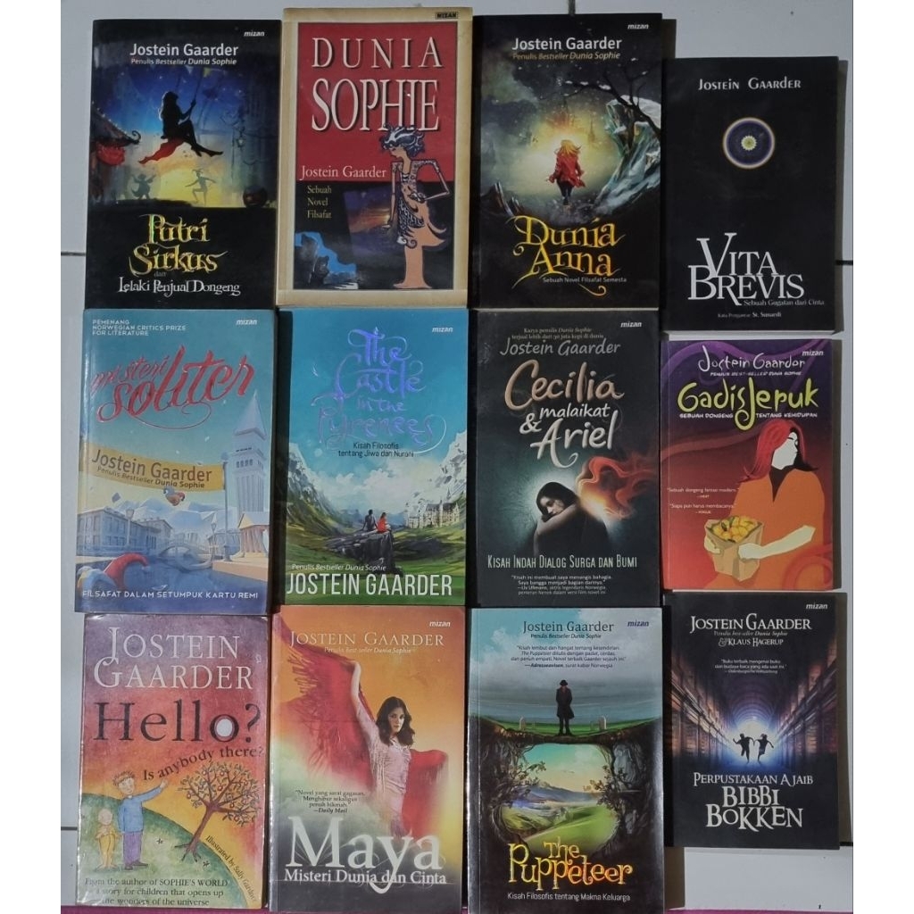 Jual Buku Jostein Gaarder Preloved Original | Dunia Sophie | Misteri ...