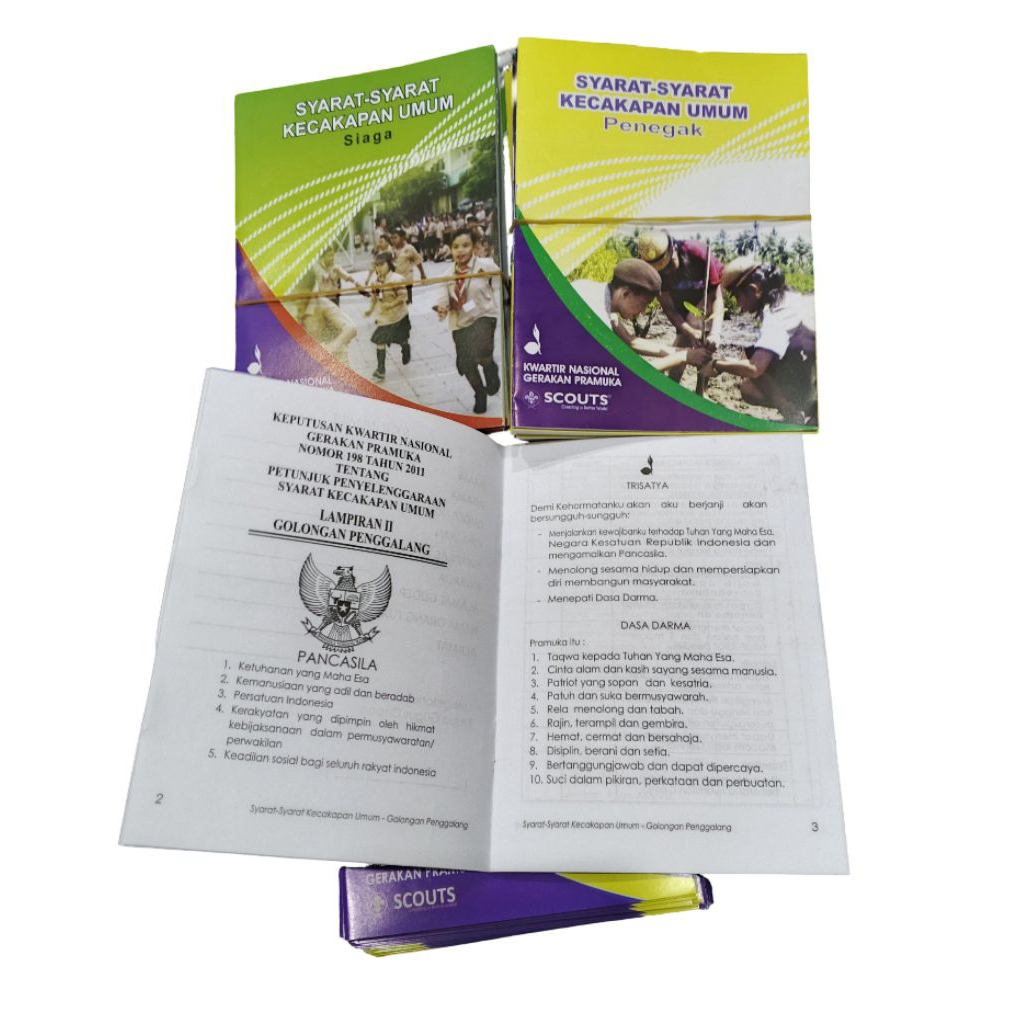 Jual buku syarat kecakapan umum SKU Pramuka/siaga/penggalang/penegak ...