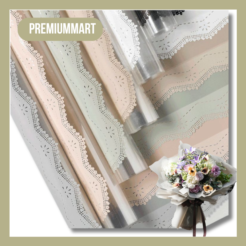 Jual 20 LEMBAR Kertas Buket Bunga Cellophane Lace Frame Flower Wraping ...