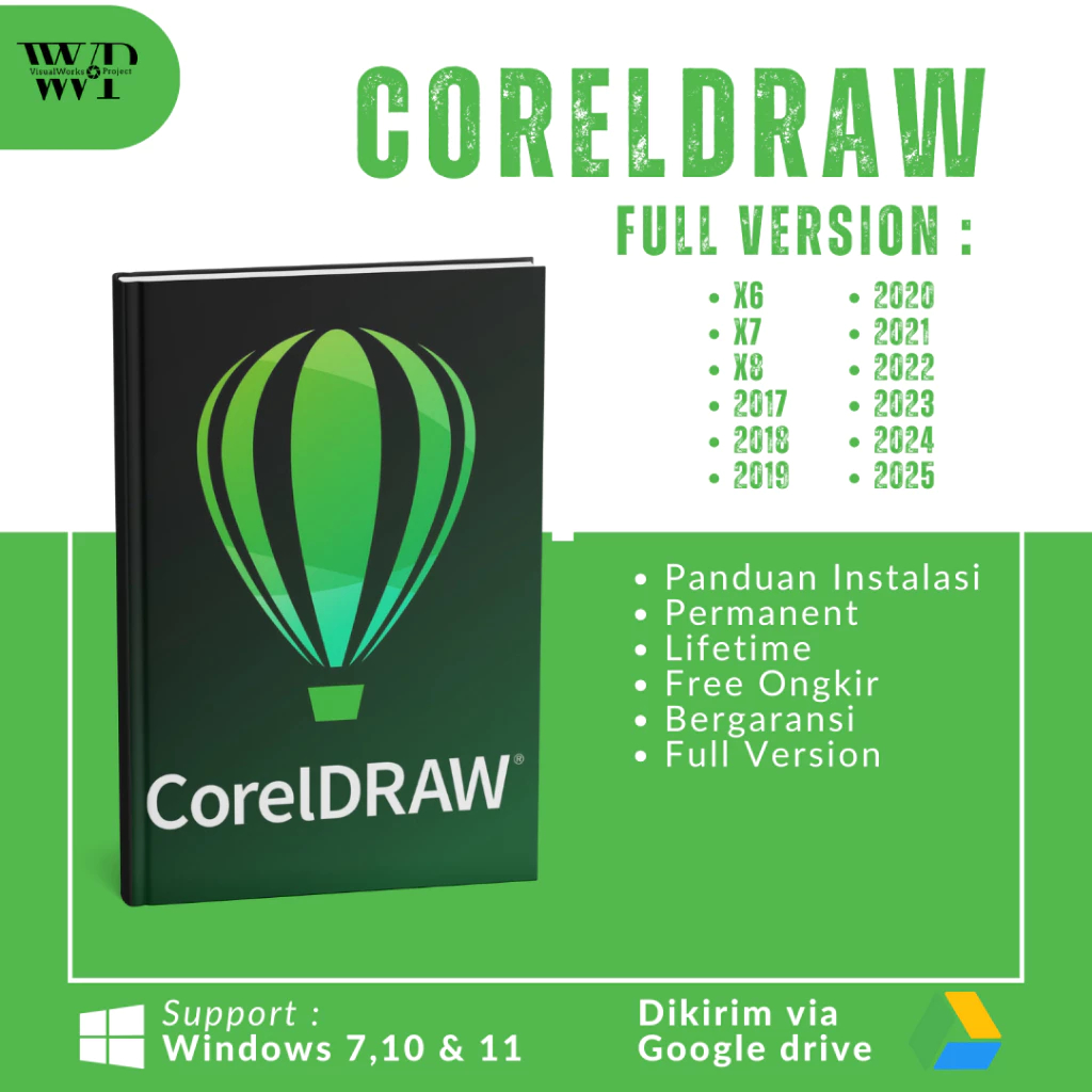 Jual CorelDRAW Graphics Suite 2025 2024 2023 2022 2021 2020 2019 2018 2017 x8 x7 x6 | Windows ...