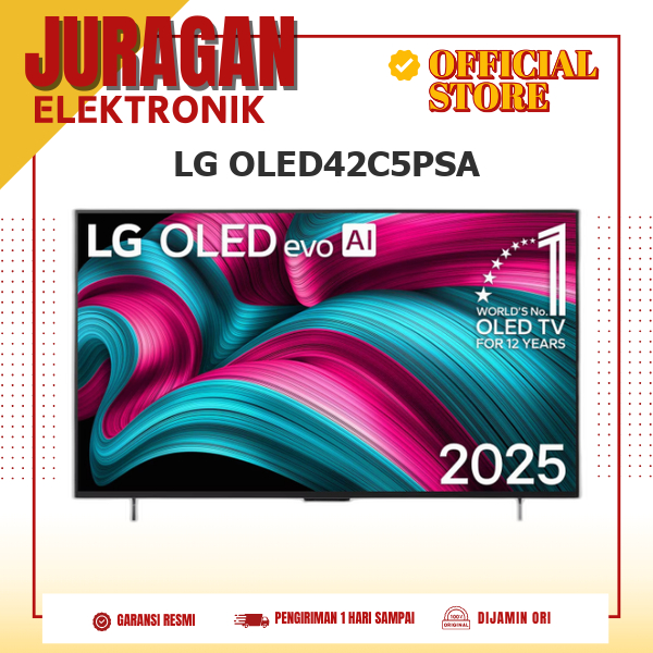 Jual LG 42C5 Smart TV 42 inch OLED UHD 4K EVO AI HDR10 OLED42C5PSA OLED42C5 New 2025 | Shopee ...