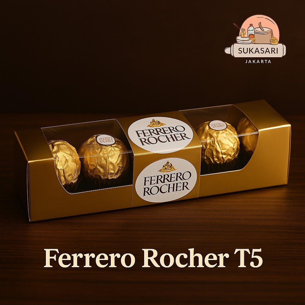 Jual Ferrero Rocher T5 62.5 gram Coklat Coholate Cokelat Ferrero Rocher ...