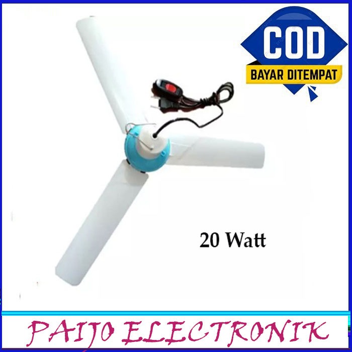 Jual Kipas Angin Gantung Niga 20 Watt 3 Baling plafon | Shopee Indonesia