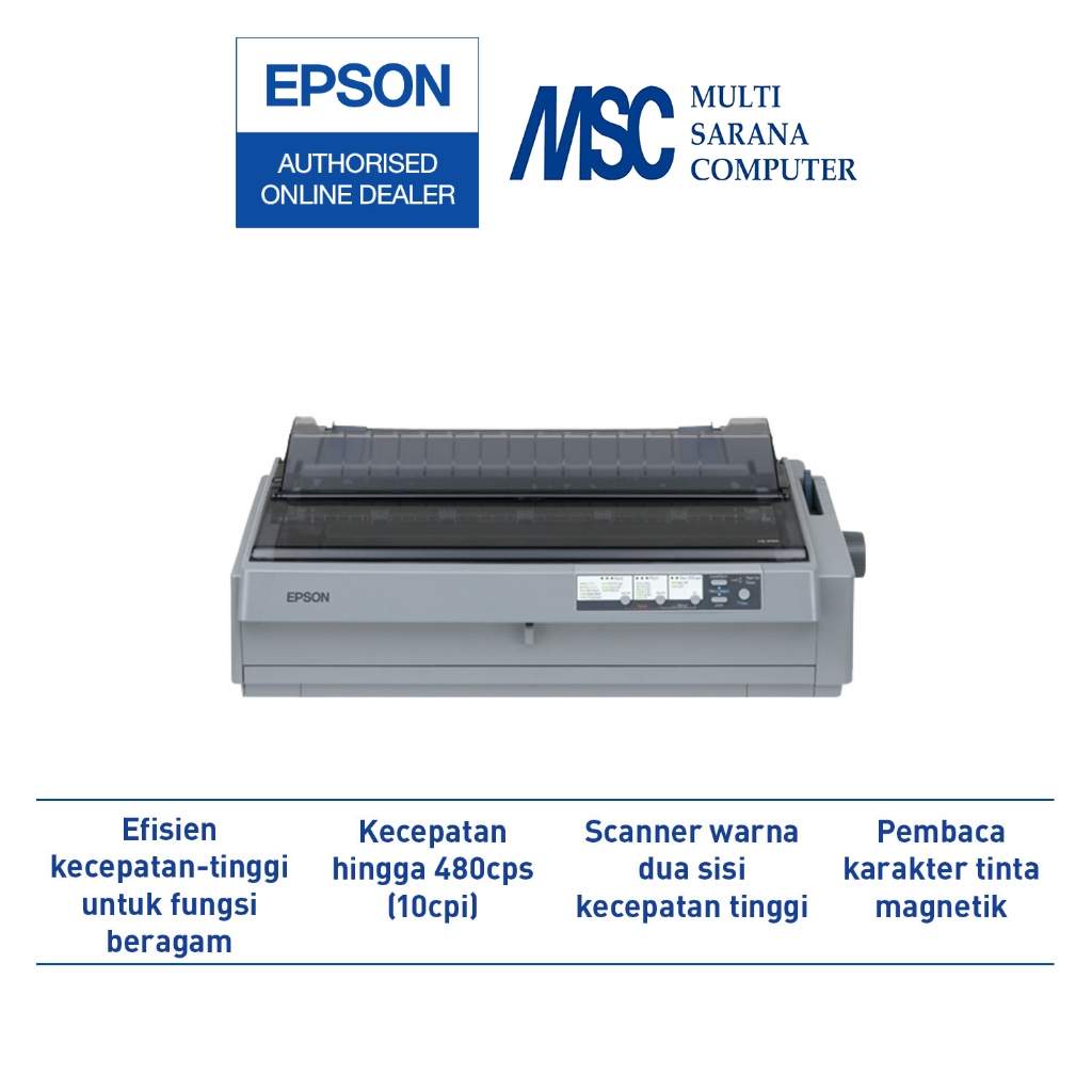 Jual EPSON Printer A3 LQ-2190 LQ2190 LQ 2190 Dot Matrix Garansi Resmi ...