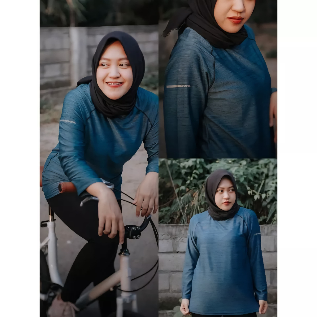 Jual Baju Olahraga Wanita Running Lengan Panjang dan Lengan Pendek ...