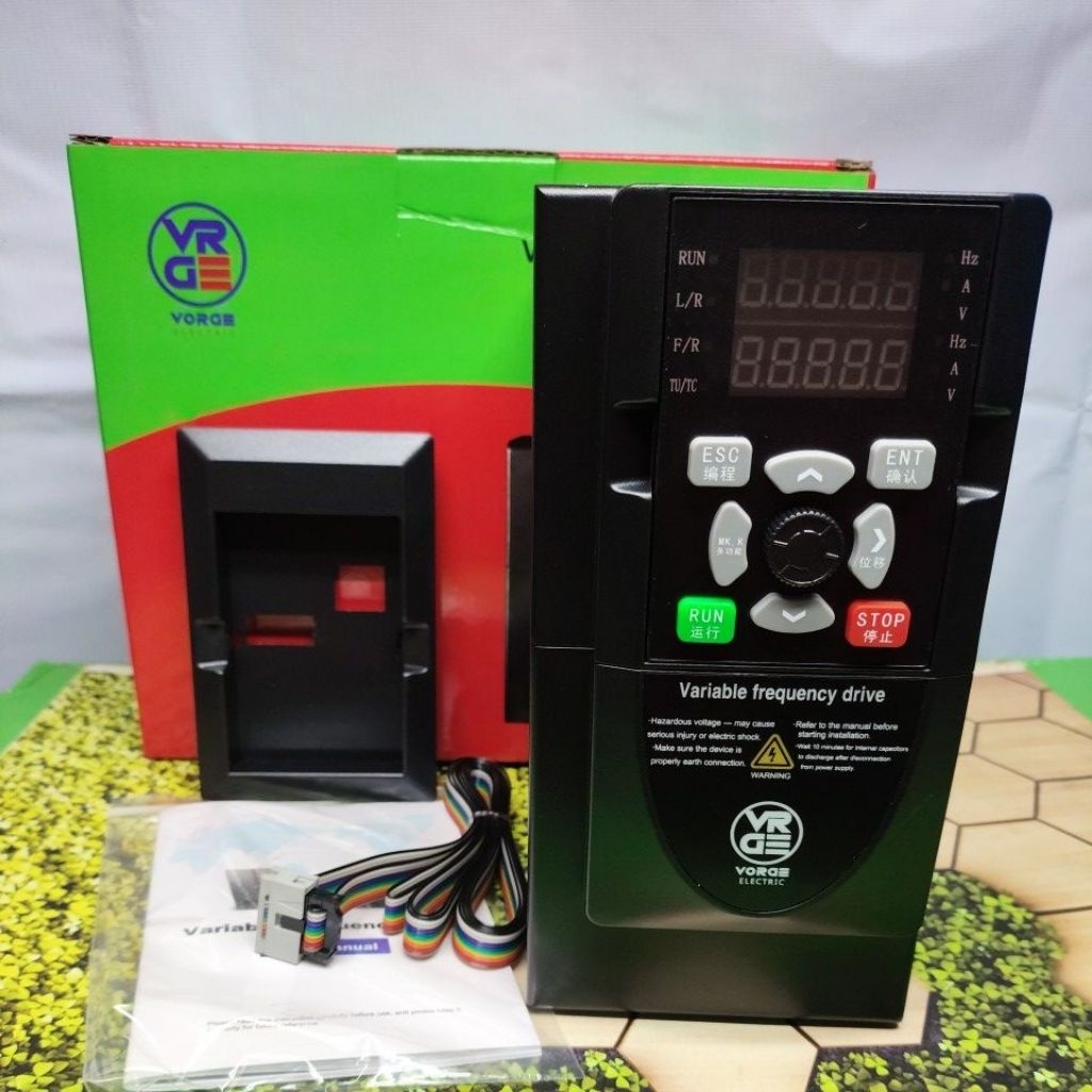 Jual Motor Inverter CV20-0040G 4KW AC 220V 1P - 380V 3P Single Phase VFD Variable Frequency ...