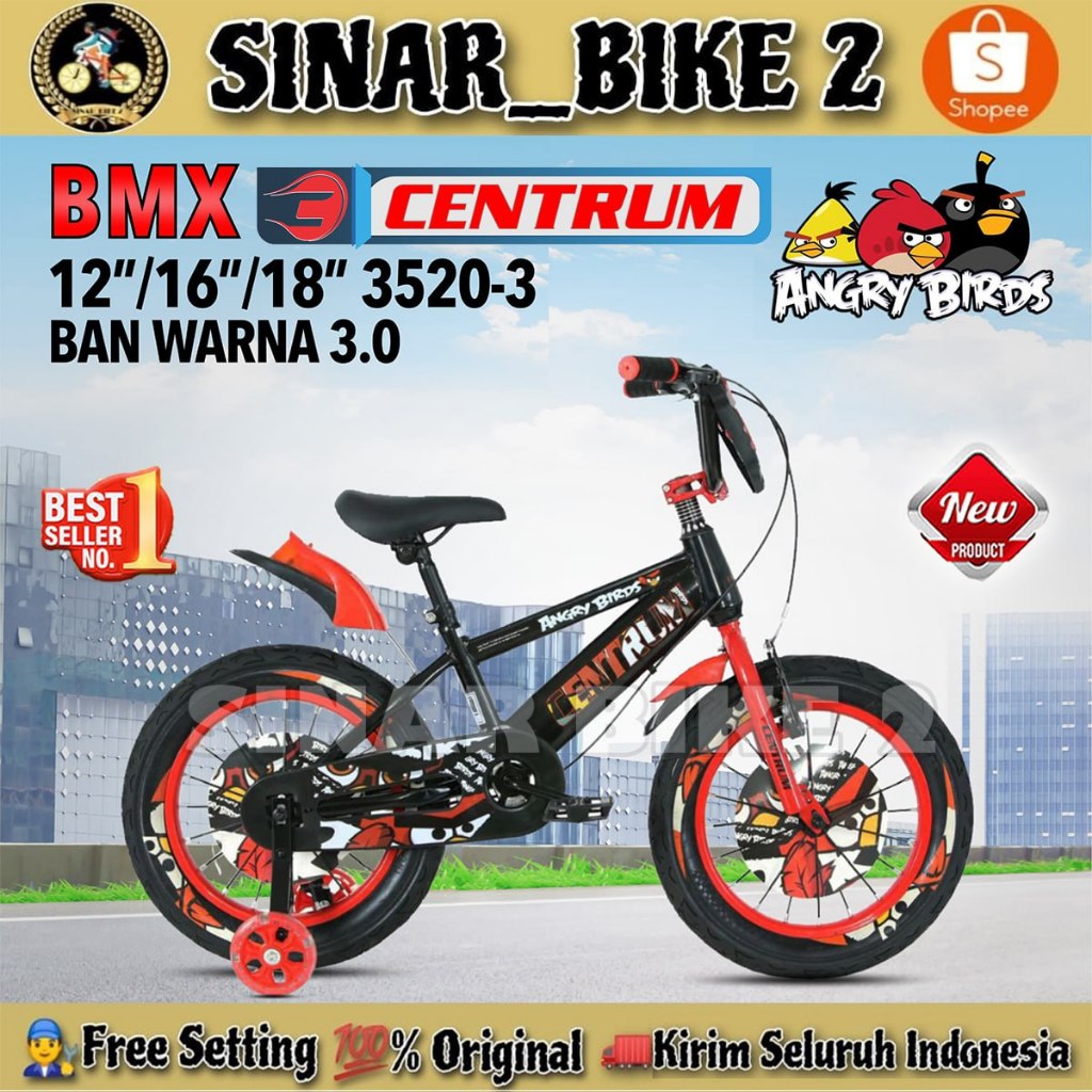 Jual Sepeda Anak Laki BMX ATLANTIS 730// CT CT 3520-3 Ukuran 12 16 18 ...