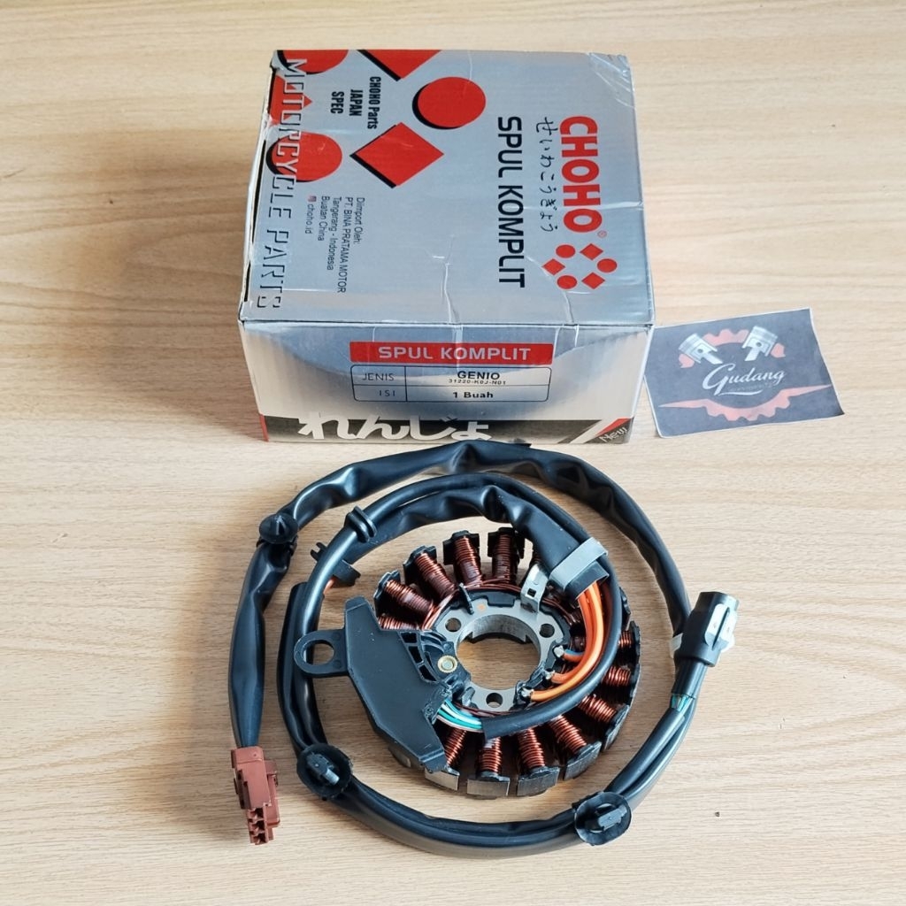 Jual SPOOL SPULL STATOR ASSY SPUL PLUS SENSOR CKP HONDA GENIO KODE KOJ KOMPLIT CHOHO | Shopee ...