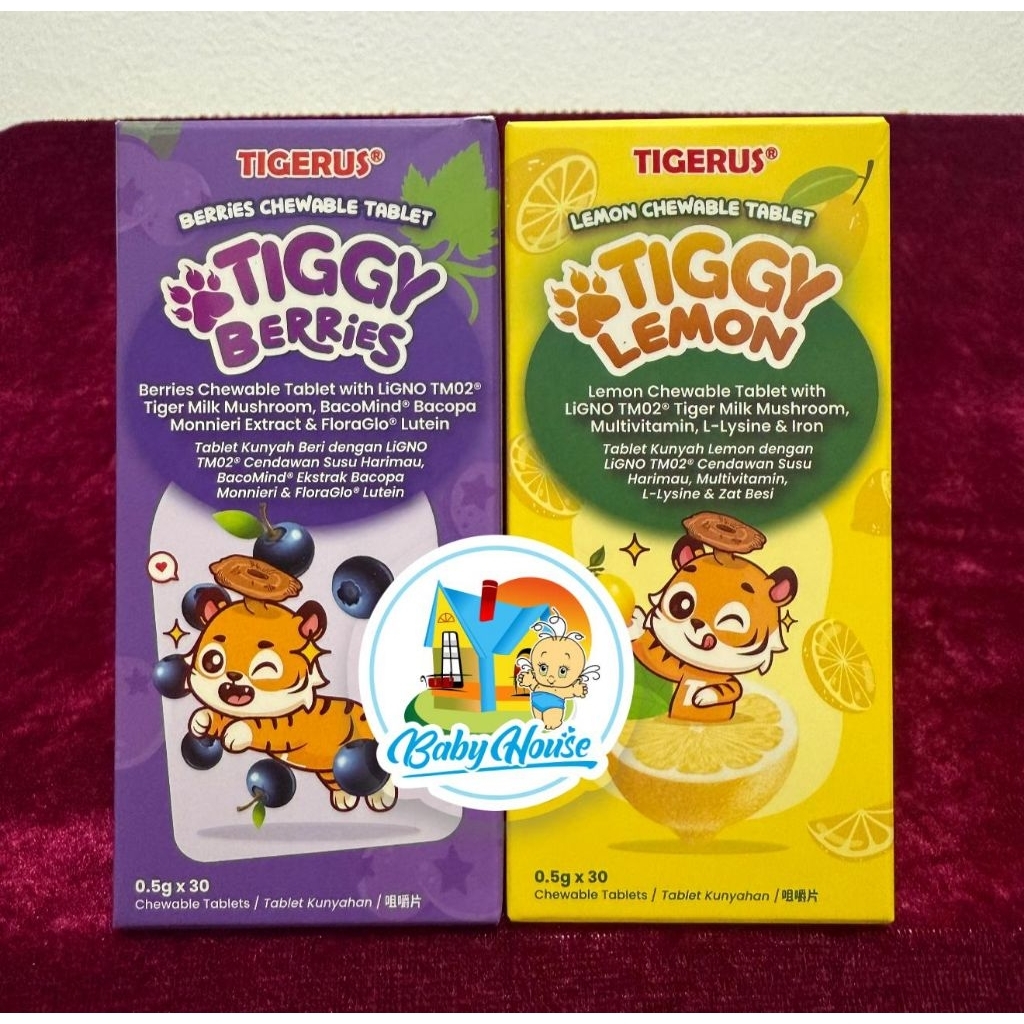 Jual TIGERUS Tiggy Berries dan Tiggy Lemon| Vitamin Mata, Otak, Nafsu ...