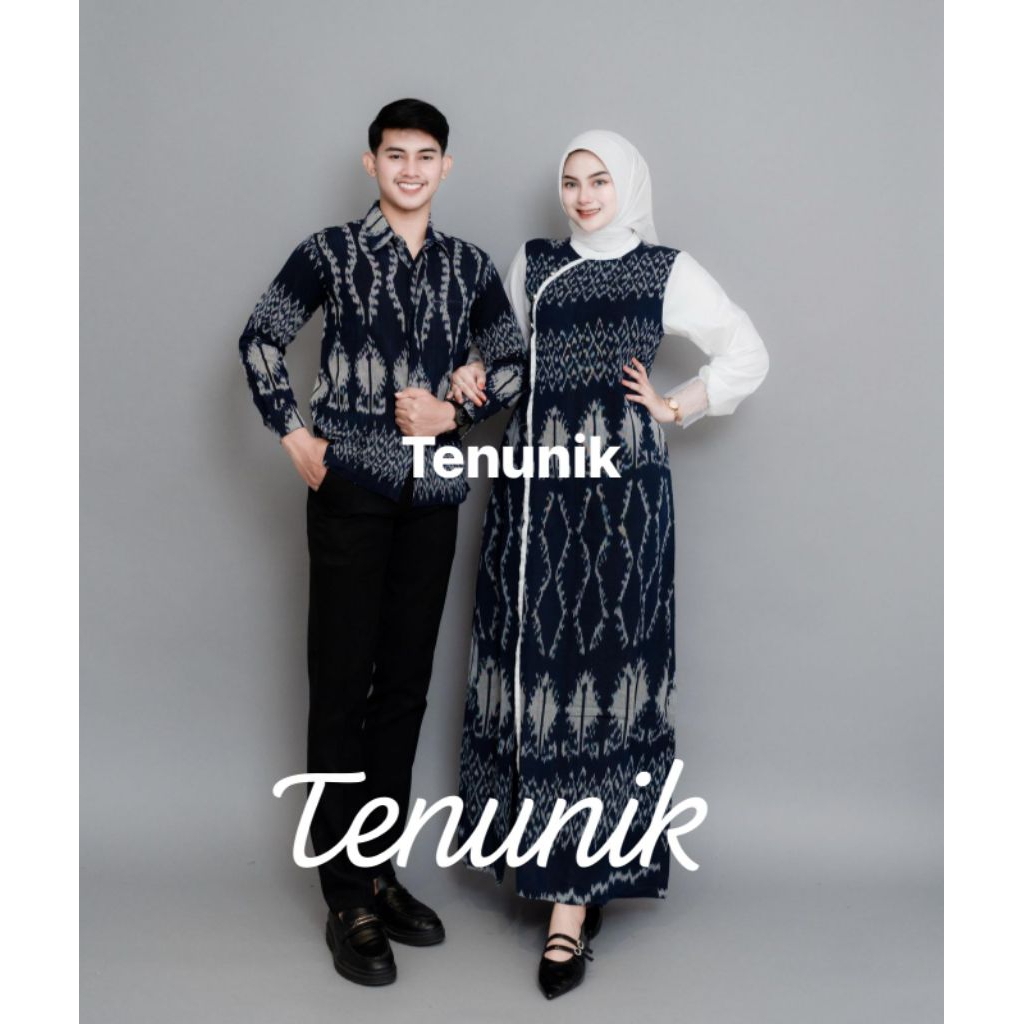 Jual BAJU COUPLE TAMARA NAVY LIS - BAJU COUPLE - COUPLE TENUN - COUPLE ...