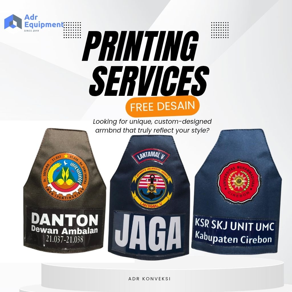 Jual Ban Lengan Custom Tanpa Minimal Ukuran SD sampai Dewasa Free ...