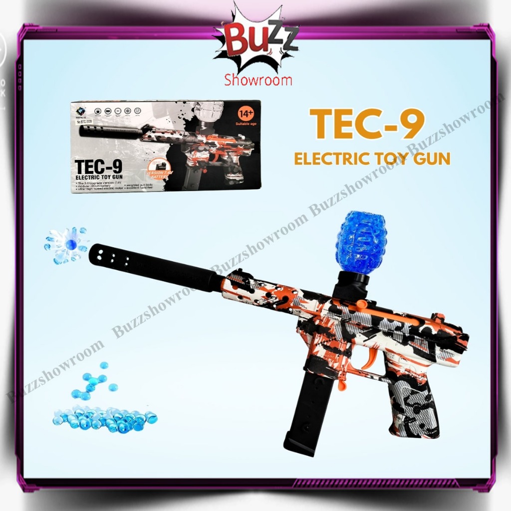 Jual Mainan Tembakan Anak WGG TEC-9 Electronic Toy Gun Assault Rifle ...