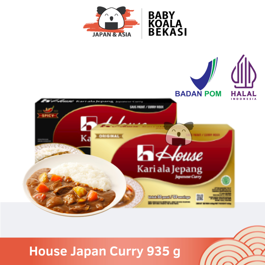 Jual House Japan Curry Roux 935 g Halal │ Bumbu Kari Ala Jepang 50 ...