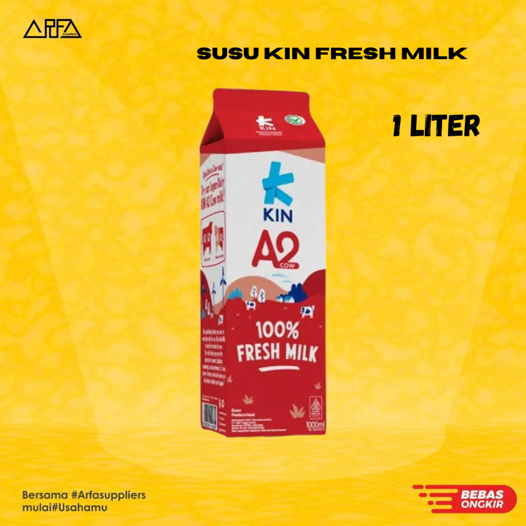 Jual Susu KIN Fresh Milk 1 liter | Shopee Indonesia