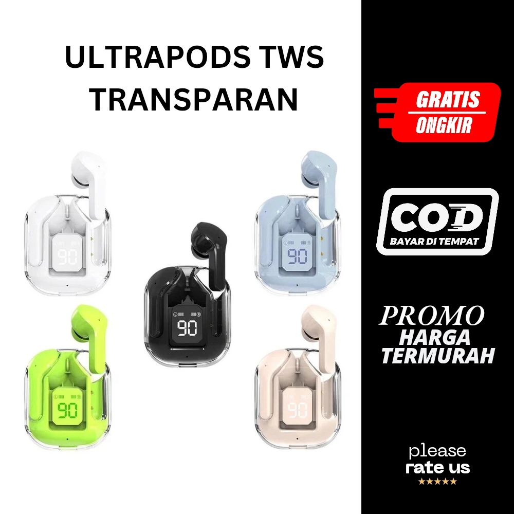 Jual Headset Bluetooth TWS Air31 TWS Air31 Ultrapods A31 Wireless LED ...
