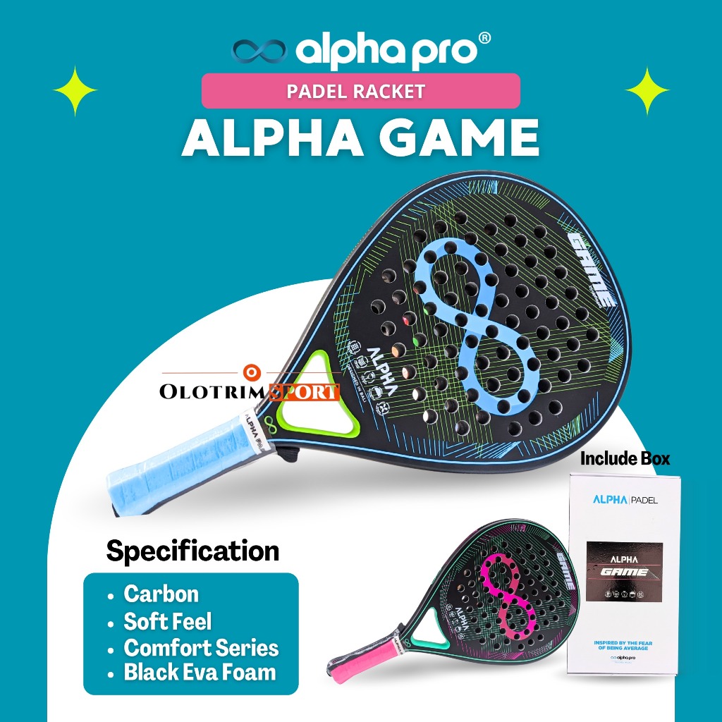 Jual ALPHA GAME Racket Padel Series Raket Padel Original | Shopee Indonesia