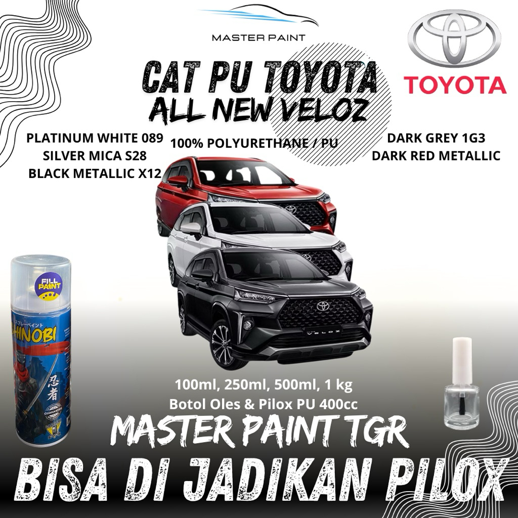 Jual (BISA DIJADIKAN PILOX) Cat Mobil Toyota All New Veloz Platinum ...