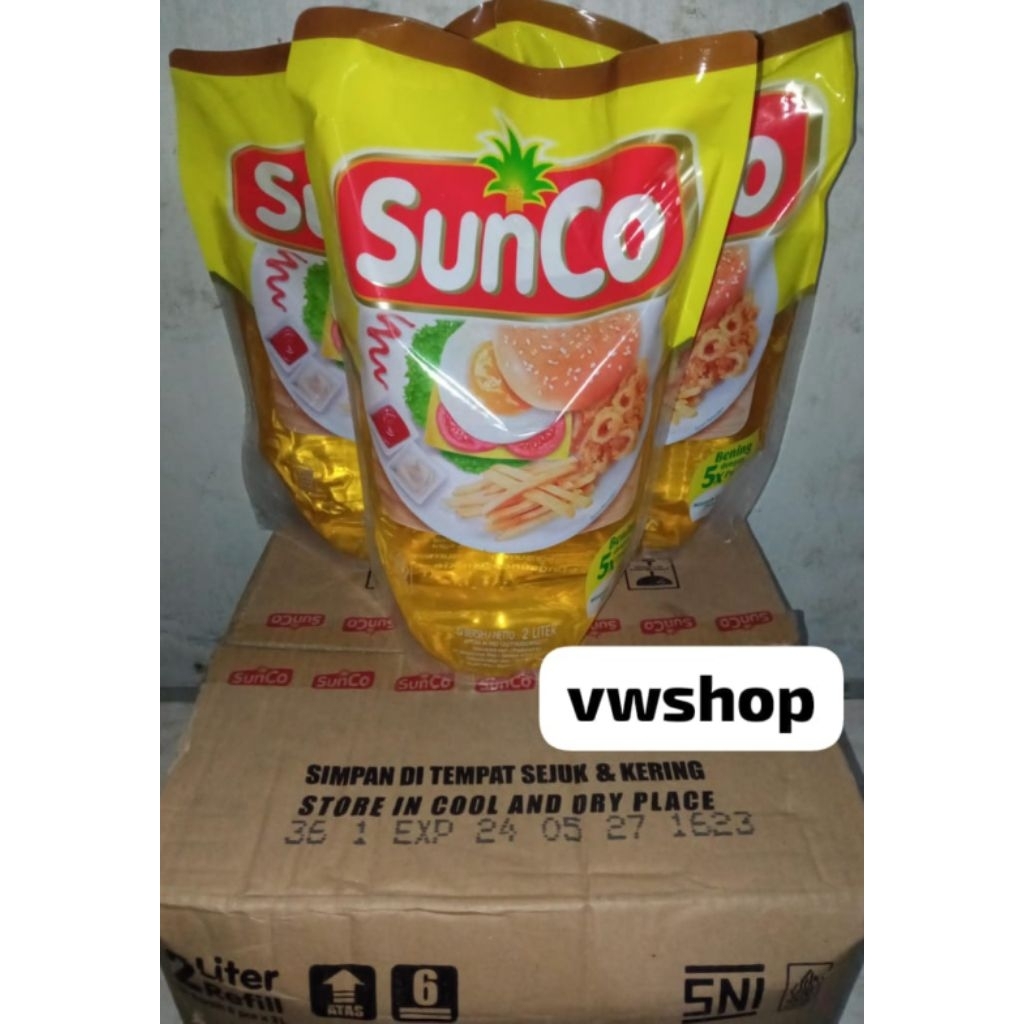 Jual MINYAK GORENG SUNCO PREMIUM 2LITER | Shopee Indonesia