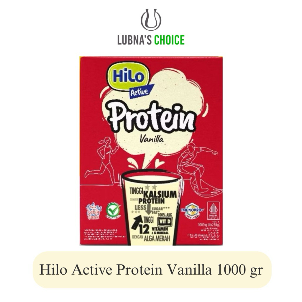 Jual Hilo Active Protein Vanilla 1000 gram | Shopee Indonesia