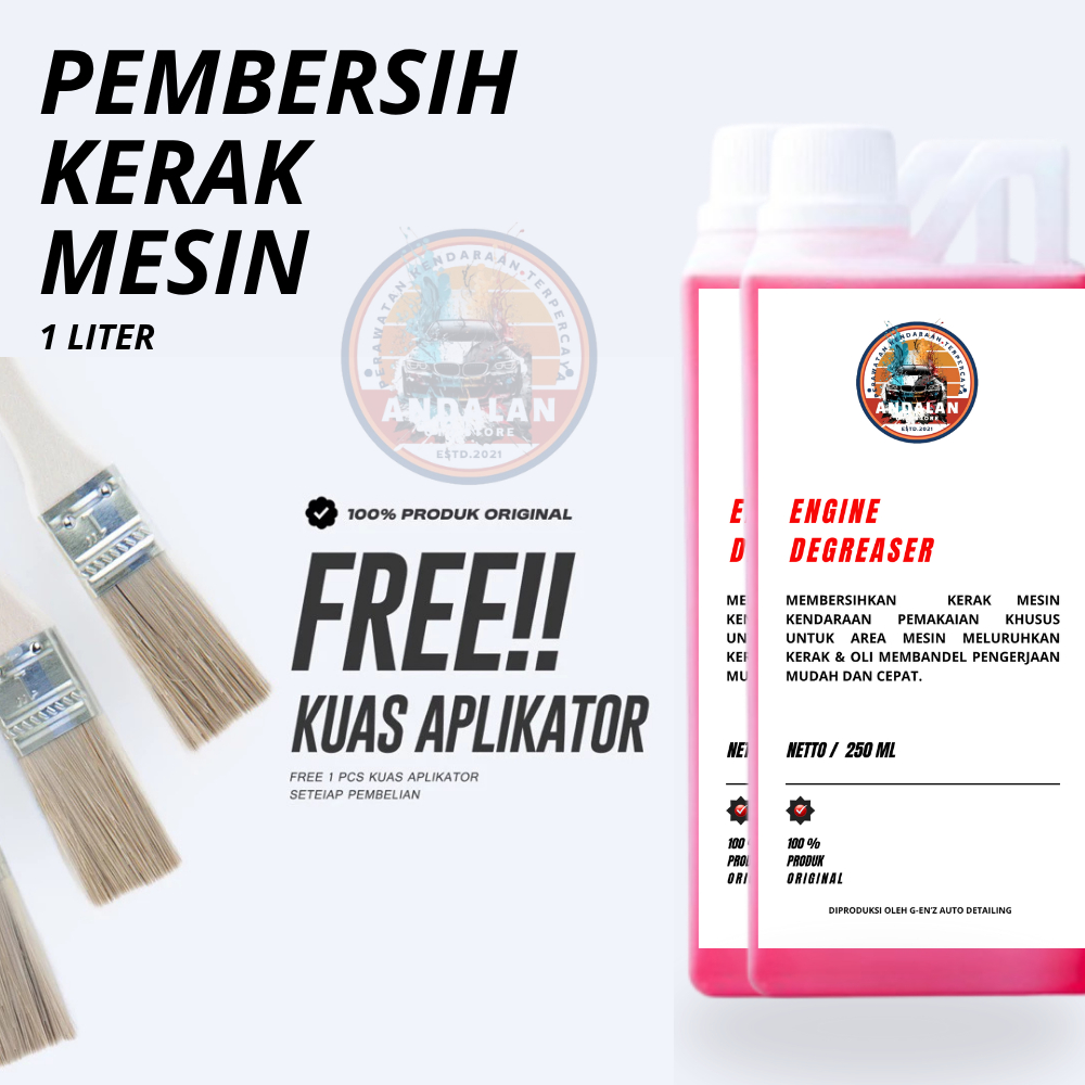 Jual CAIRAN Pembersih Kerak Mesin Motor Mobil 1LITER | Engine Degreaser Pembersih Blok Mesin ...