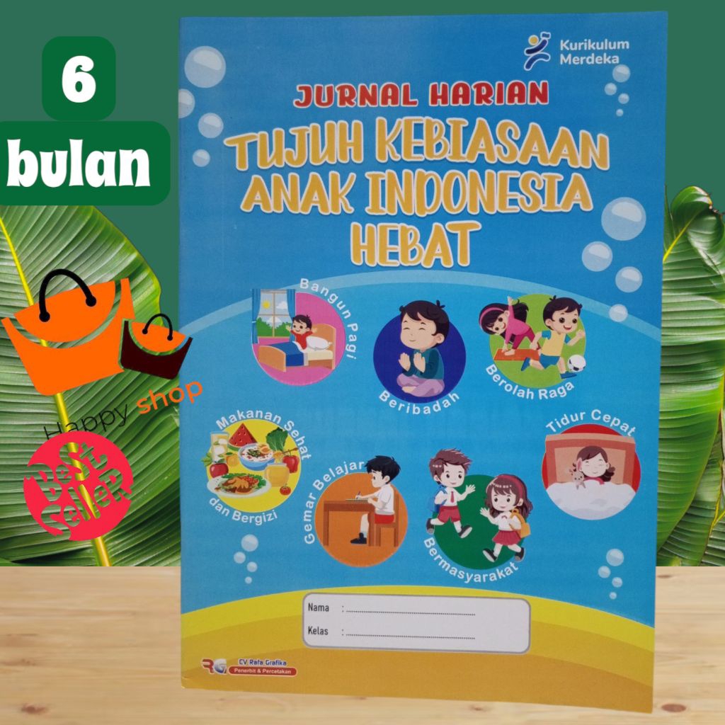 Jual Jurnal harian 7 kebiasaan anak Indonesia hebat - CV Rafa grafika | Shopee Indonesia