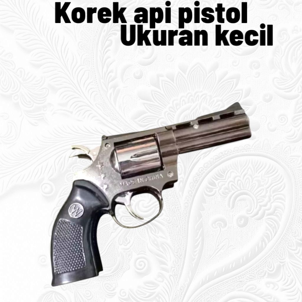 Jual Korek Api Gas Bentuk Pistol Revolver Mini – Model Kecil - Sedang ...