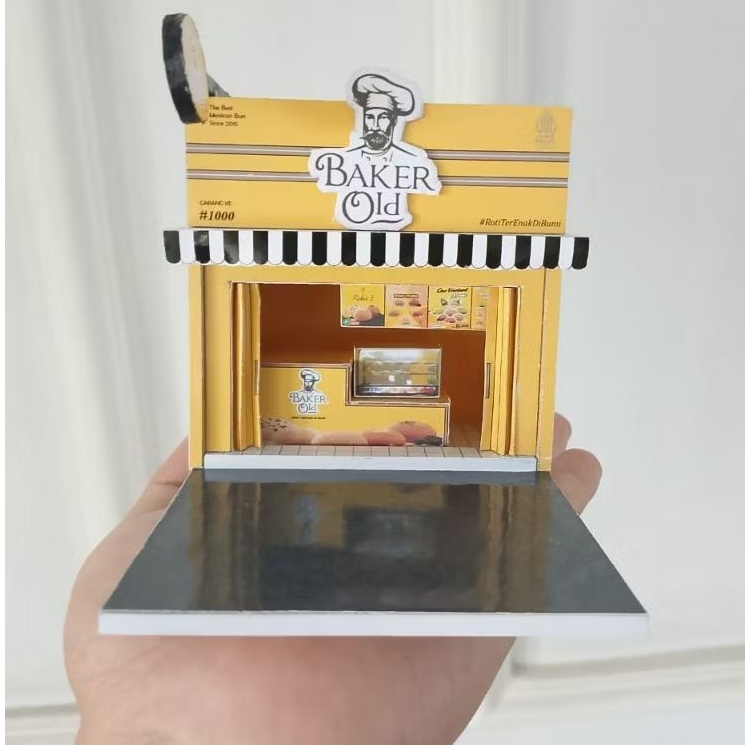 Jual DIORAMA / MINIATUR ROTI BAKER OLD SKALA 64 BAHAN FULL PVC BOARD ...