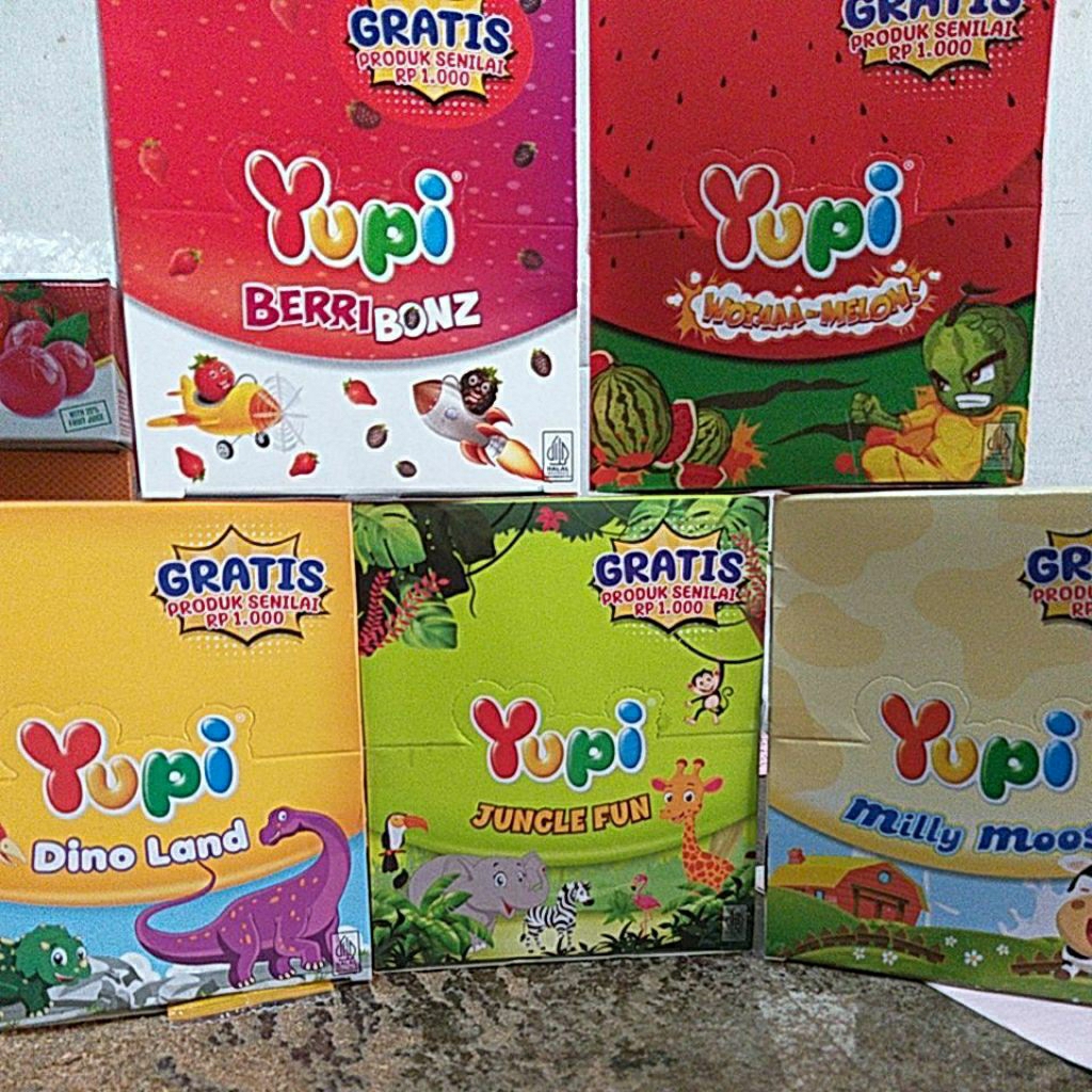 Jual Permen Yupi box 24pcs x 5gr | Shopee Indonesia