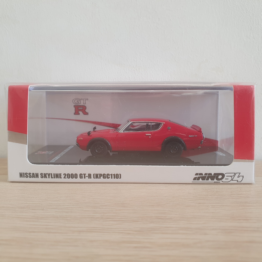 Jual Inno64 Nissan Skyline 2000 GT-R 1/64 (KPGC110, Red, Merah, GTR ...