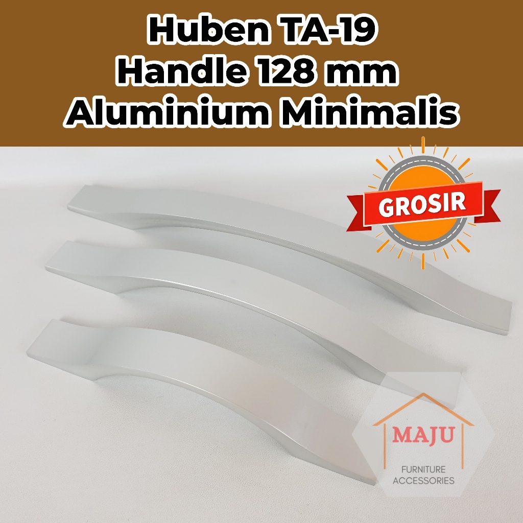 Jual Huben Handle TA-19 128 mm Grosir Aluminium Minimalis (Tarikan ...