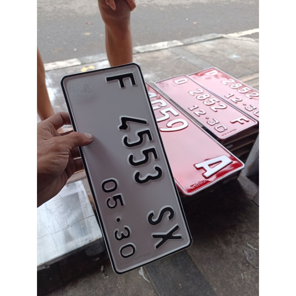 Jual custom plat putih terbaru | Shopee Indonesia