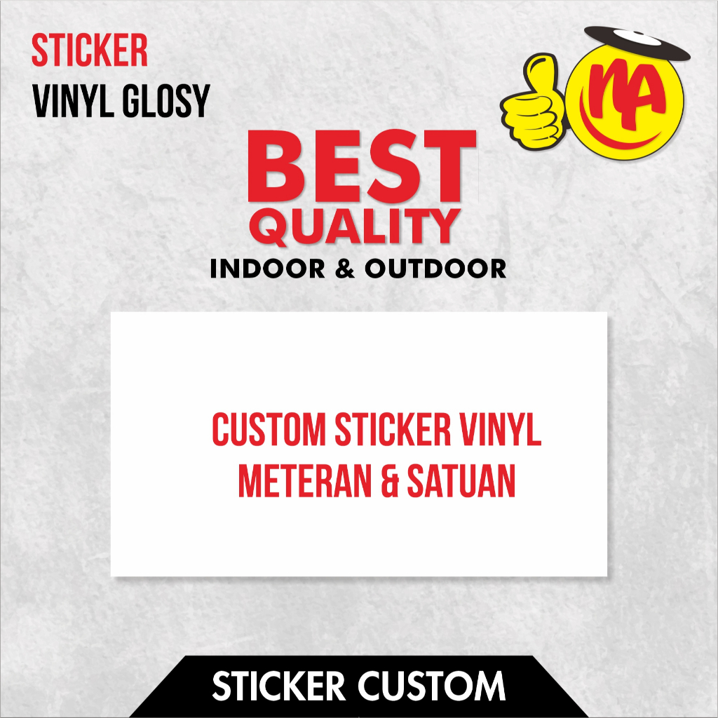 Jual Sticker Vinyl Custom | Shopee Indonesia
