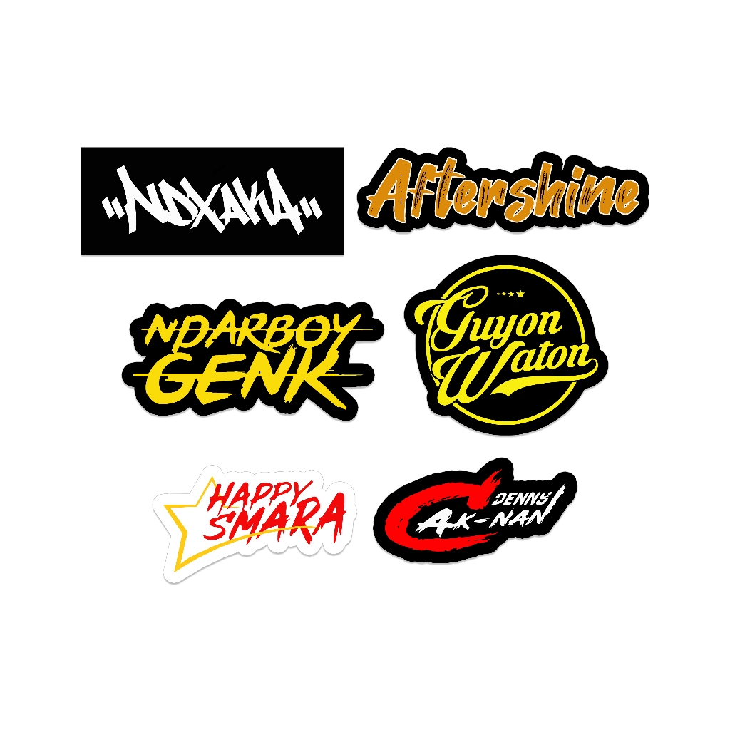 Jual Pop/Dangdut Koplo - Sticker Satuan | Stiker Helm | Stiker Vinyl ...