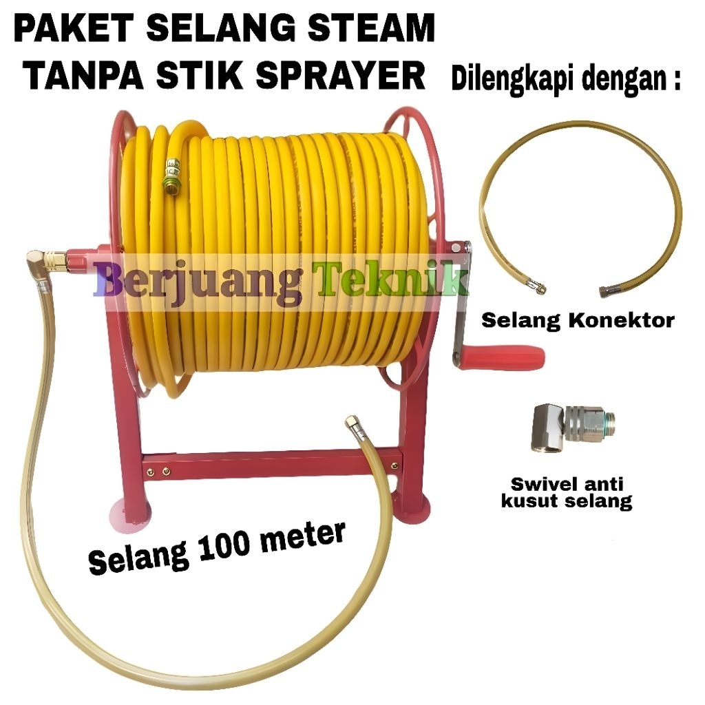 Jual Selang Sprayer, selang steam, selang air 100 meter komplit ...