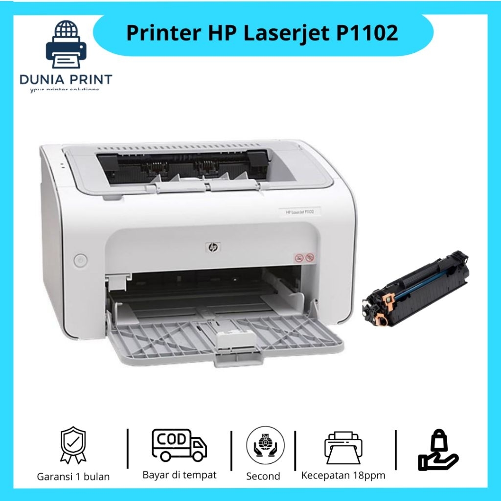 Jual Printer Hp Laserjet P1102 bekas siap pakai | Shopee Indonesia