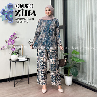 Jual ZIHA/Setelan CPLP Jumbo Terbaru/ Motif Batik/ Setelan Terkini ...