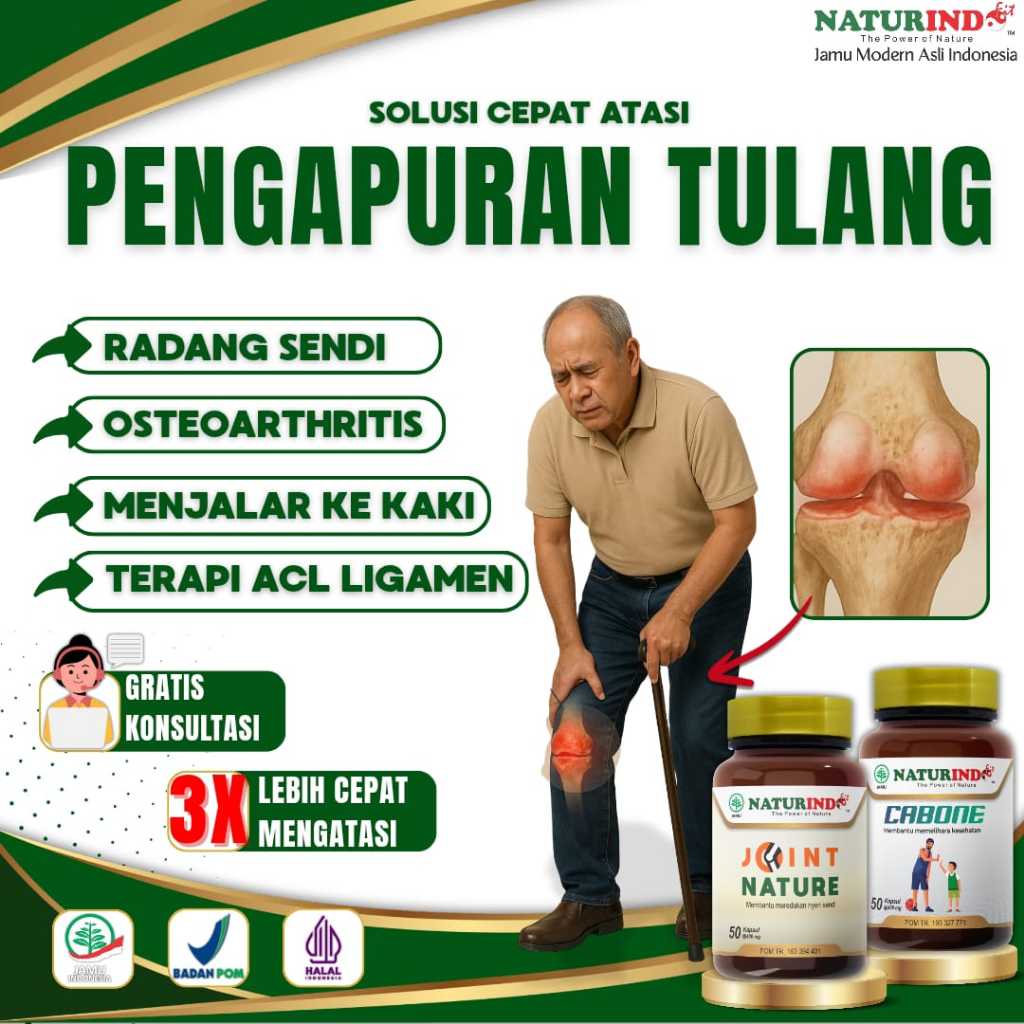 Jual Obat Pengapuran Tulang Nyeri Sendi Lutut Tulang Keropos Sulit ...