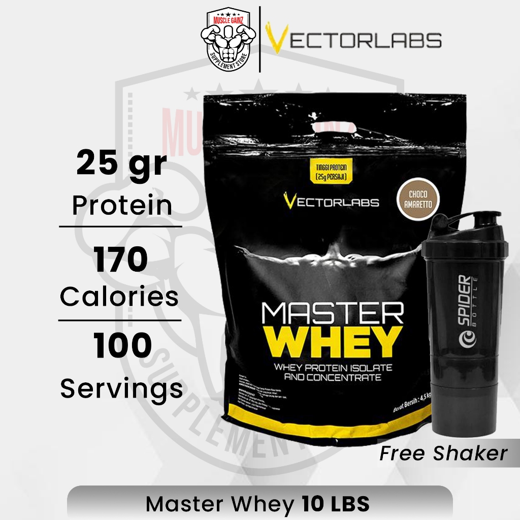 Jual Vectorlabs Master Whey 10lbs Vector Labs Protein | Shopee Indonesia