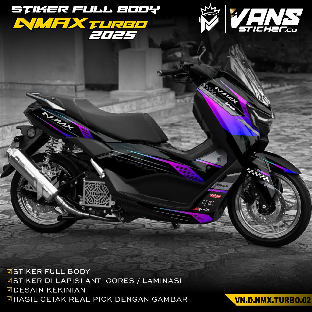 Jual (COD) Stiker Decal YAMAHA NMAX TURBO NEO 2024 2025 Fullbody ...