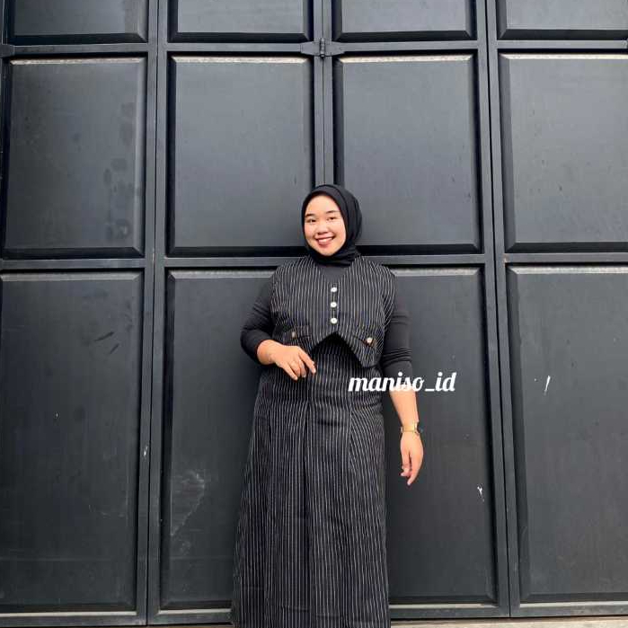 Jual Maniso - Set Alurra Salur Jumbo One Set Sripe Big Size | Shopee ...
