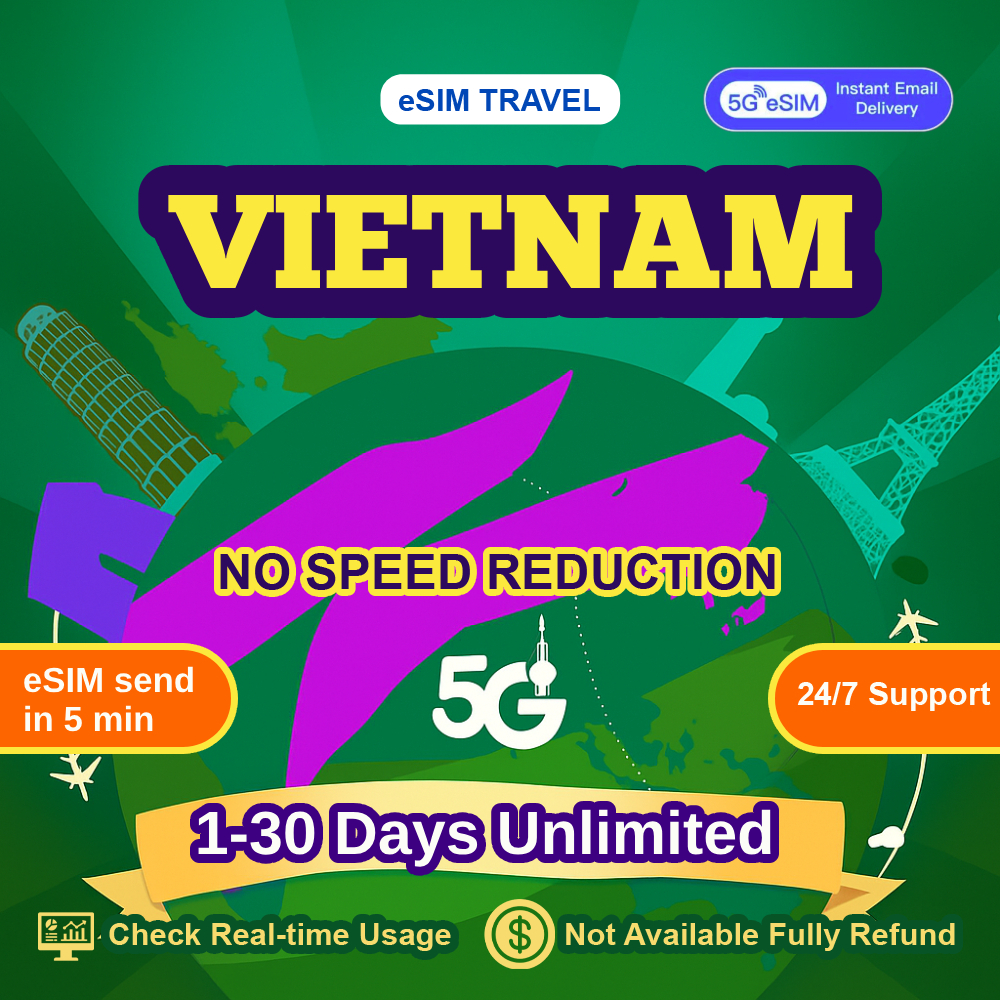 Jual eSIM Vietnam Unlimited | eSIM Vietnam Unlimited Langsung Aktif | eSIM Roaming | Internet ...