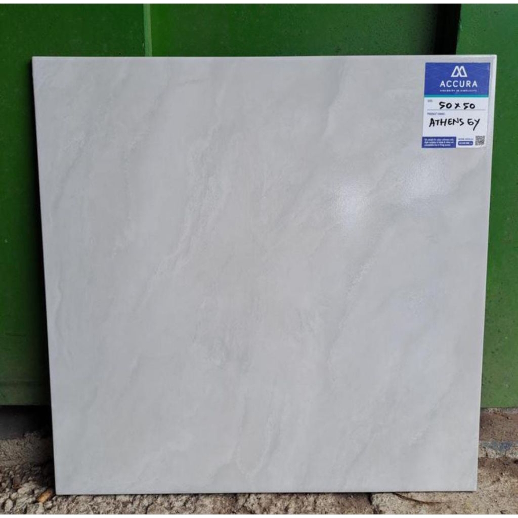 Jual keramik lantai 50x50 keramik lantai mulia accura 50x50 ATHENS GREY ...