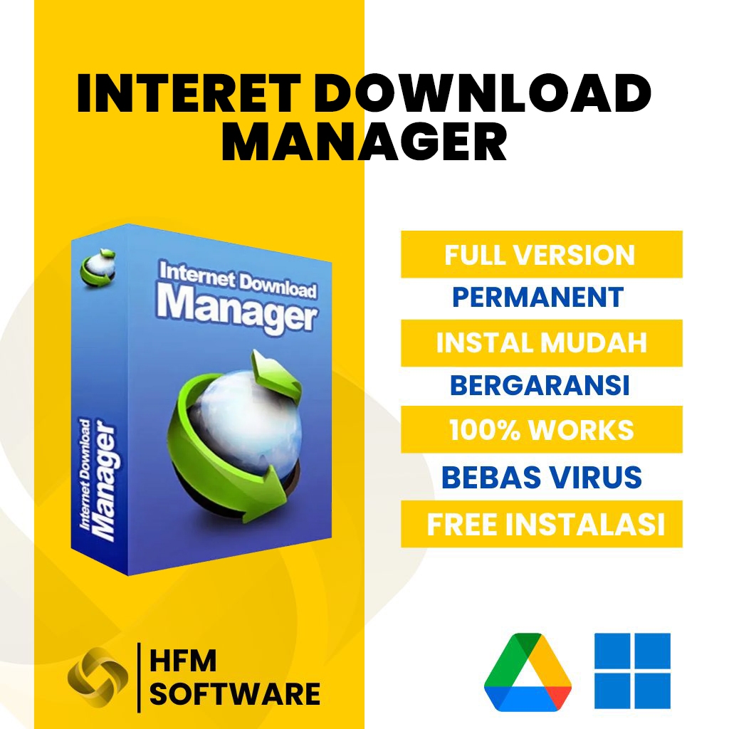 Jual IDM Internet Download Manager TERBARU Full Version Selamanya | Windows | Shopee Indonesia