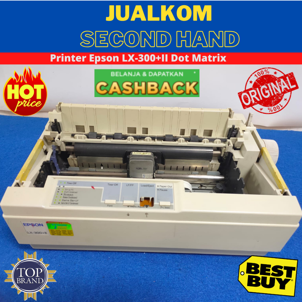 Jual Printer Epson LX-300+II Dot Matrix Second Original Printer Kasir ...