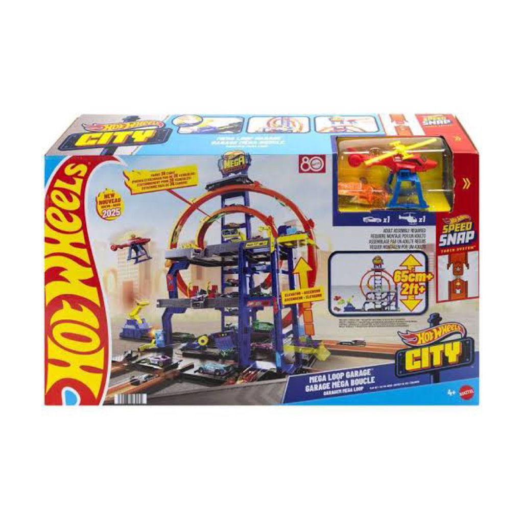 Jual Hot Wheels City Mega Loop Garage Track Set - JBM74 | Shopee Indonesia