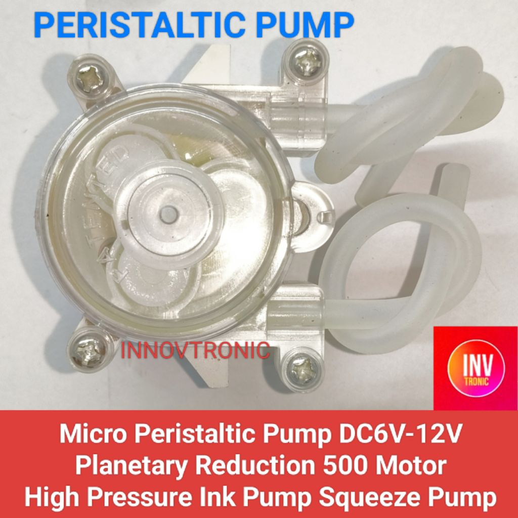 Jual Micro Peristaltic Pump DC6V-12V Planetary Reduction 500 Motor High ...