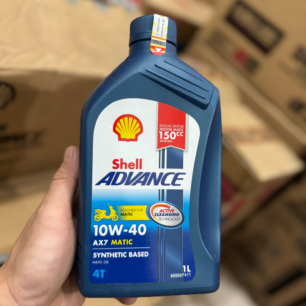 Jual OLI SHELL ADVANCE AX7 MATIC 10W-40 1000ML | Shopee Indonesia