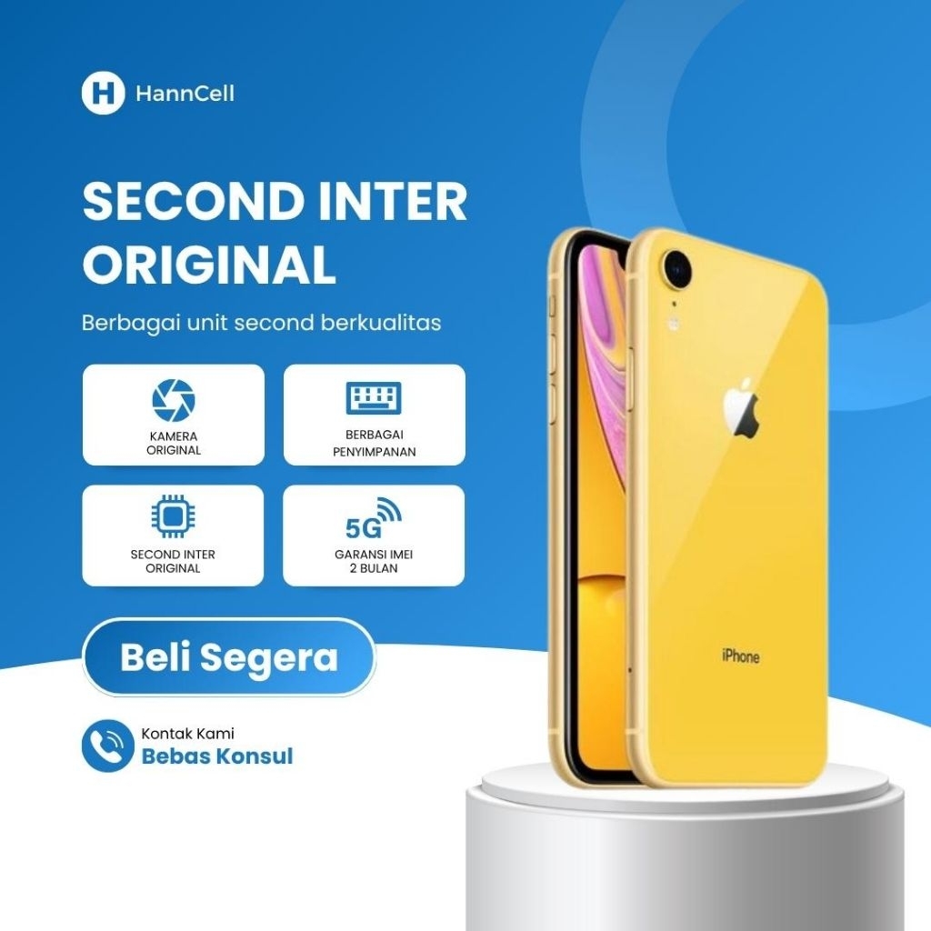 Jual IP XR SECOND INTER 64GB/128GB | Shopee Indonesia